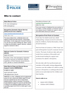 Operation Encompass - The Corbet School